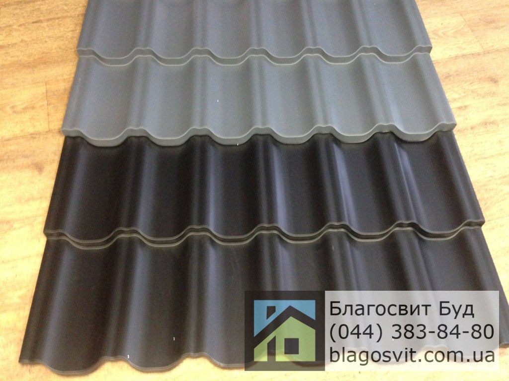 Металочерепиця Finnera Ruukki 40 RR 23 горний сірий